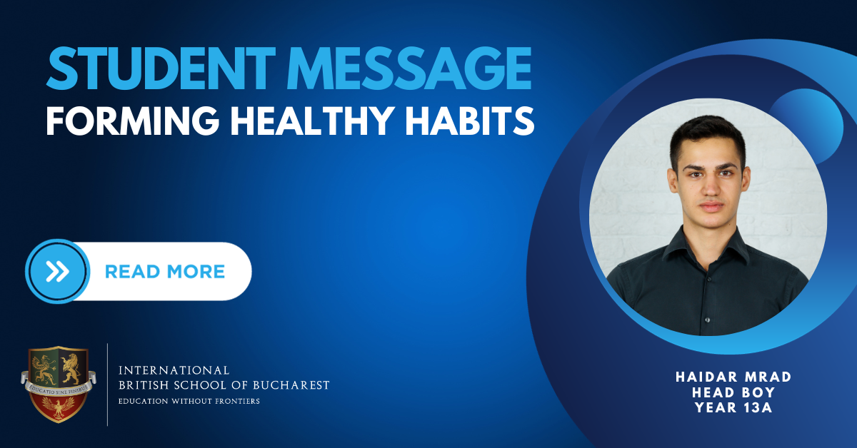 Forming Healthy Habits - International British School of Bucharest